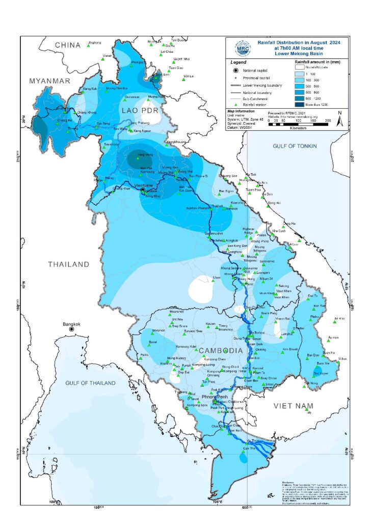 Water levels reach alarm stage at selected cities along the Lower ...